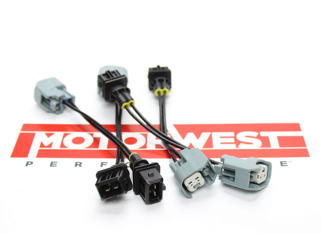 EV6 Female to EV1 Male Fuel Injector Connector 4 Pack | MotorWest ...