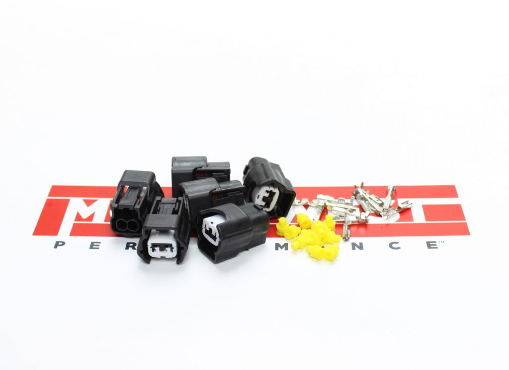 Jecs Female Fuel Injector Connectors With Crimp-on Pins 6 Pack ...